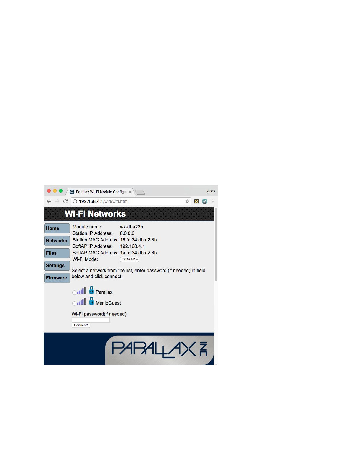 WX ESP8266 Wi-Fi Module Product Guide Datasheet by Parallax Inc. | Digi ...
